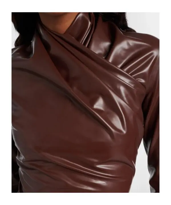 MUGLER Draped Bodysuit