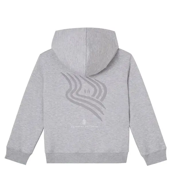 Brunello Cucinelli Cotton-blend Terry Zip-up Hoodie