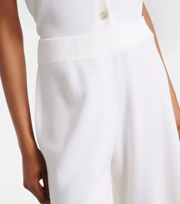 Jardin Des Orangers Virgin Wool Wide-leg Pants