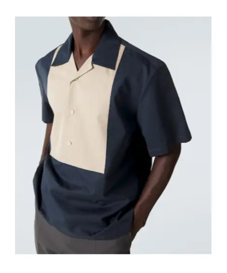 JIL SANDER Cotton And Silk Bowling Shirt