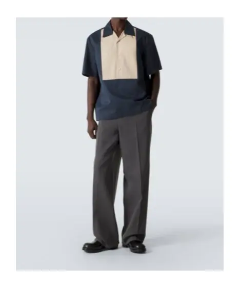 JIL SANDER Cotton And Silk Bowling Shirt
