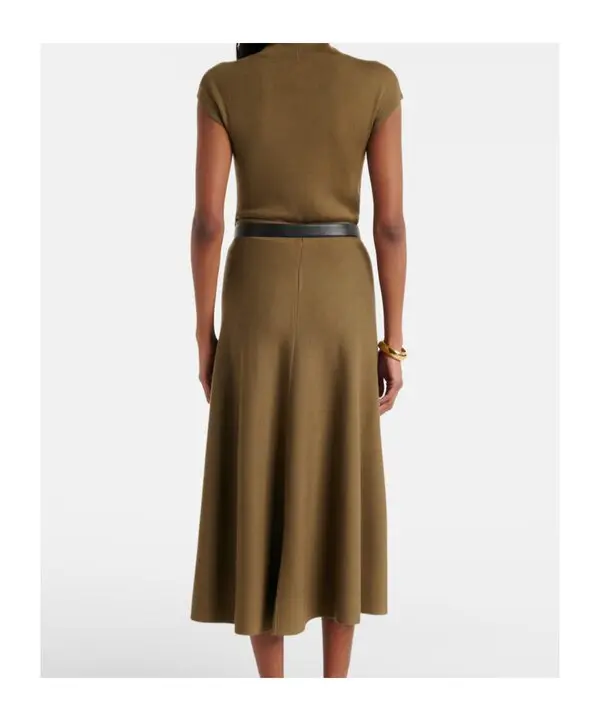 Jardin Des Orangers Virgin Wool Midi Skirt