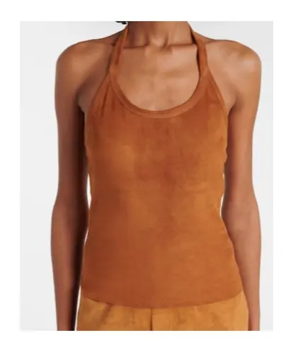 Stouls Suede Halterneck Top