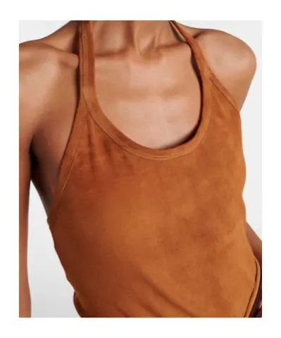 Stouls Suede Halterneck Top