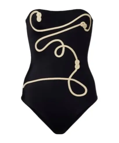 Johanna Ortiz Embroidered Swimsuit