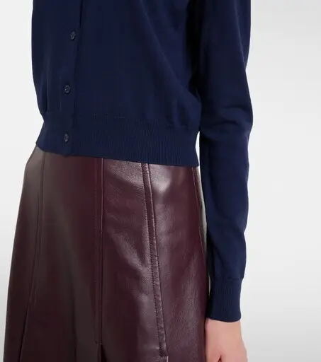 Carolina Herrera Cropped Wool Cardigan