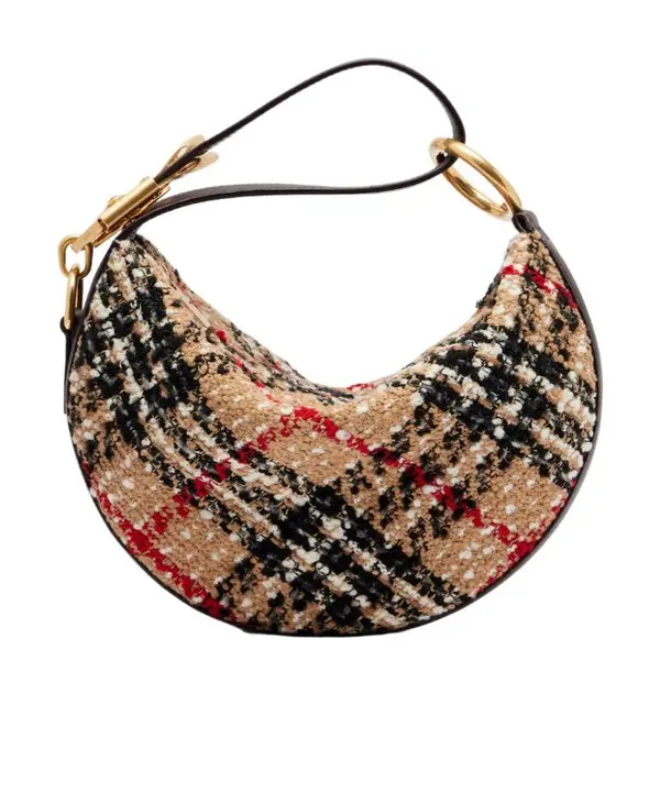 Burberry Knight Circular Wool Shoulder Bag
