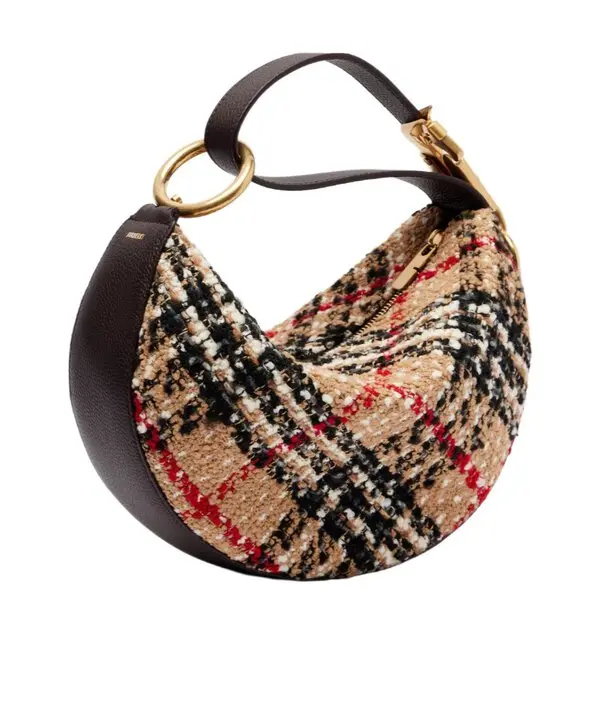 Burberry Knight Circular Wool Shoulder Bag