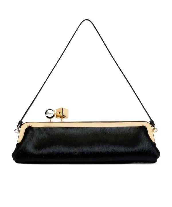 Jacquemus Salon Calf Hair Shoulder Bag