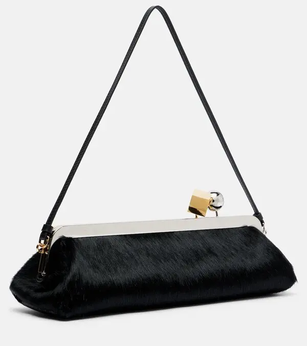 Jacquemus Salon Calf Hair Shoulder Bag