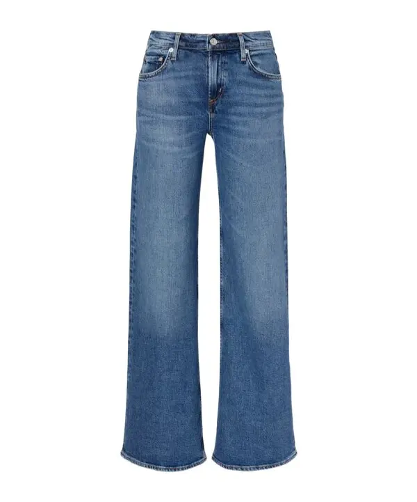 Citizens Of Humanity Nora Wide-leg Jeans In Medium Wash - Blue