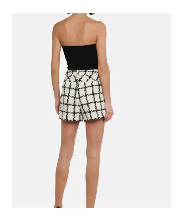 Diane Von Furstenberg Gramercy High-rise Bouclé Shorts