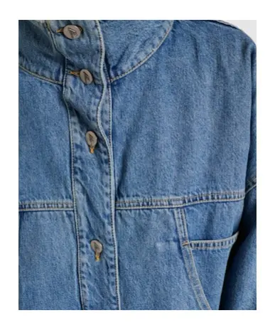 Attico Oversized Denim Bomber Jacket