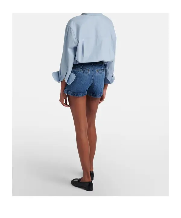 FRAME Cruise High-rise Denim Shorts