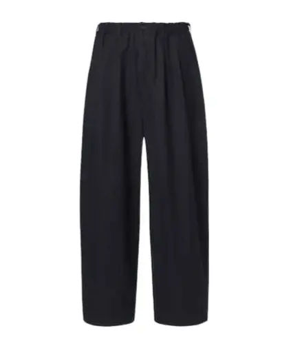 Comme Des Garçons Cotton Twill Wide-leg Pants - Black