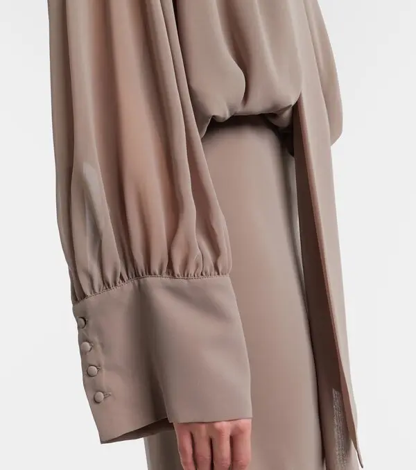 ROTATE BY BIRGER CHRISTENSEN Scarf-detail Maxi Dress