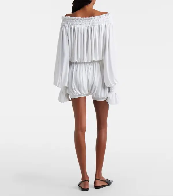 Norma Kamali Gathered Shorts