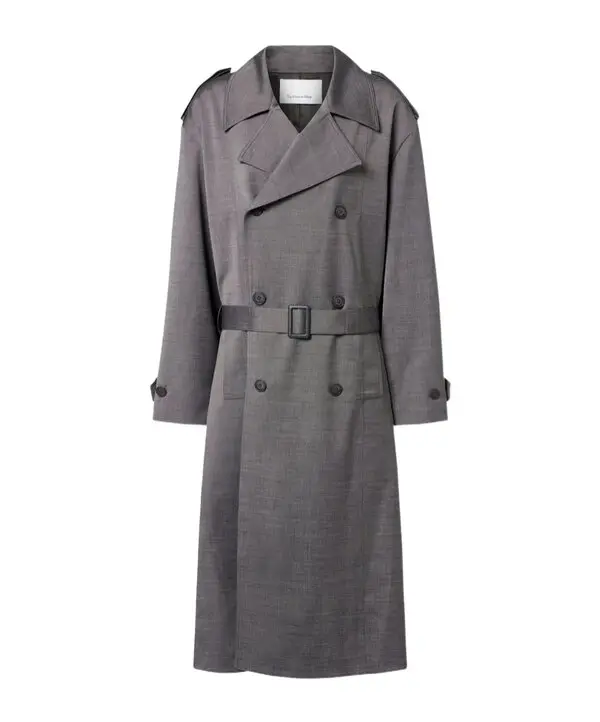 THE FRANKIE SHOP Bleecker Trench Coat - Black