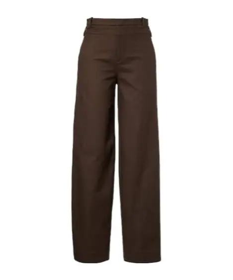Vince Cotton Twill Wide-leg Pants