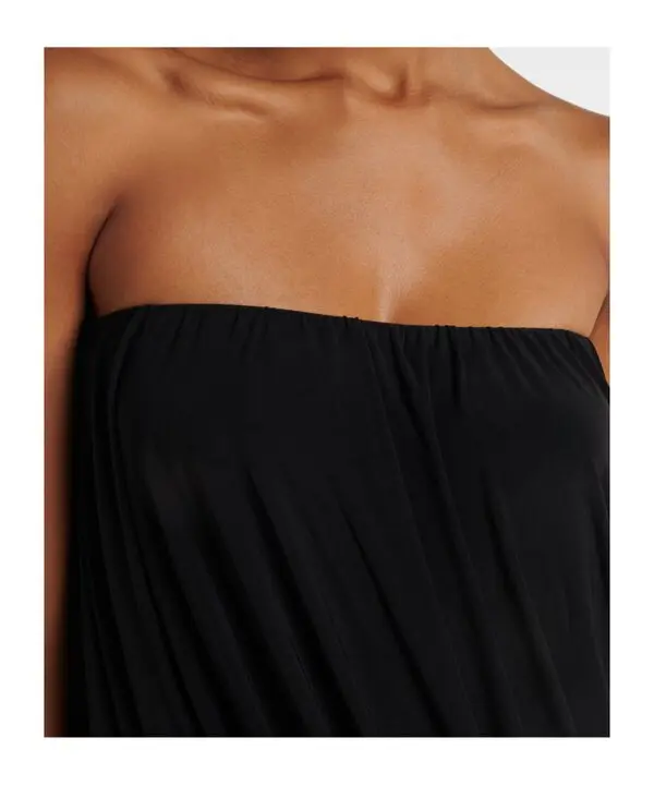 Norma Kamali Strapless Jersey Minidress