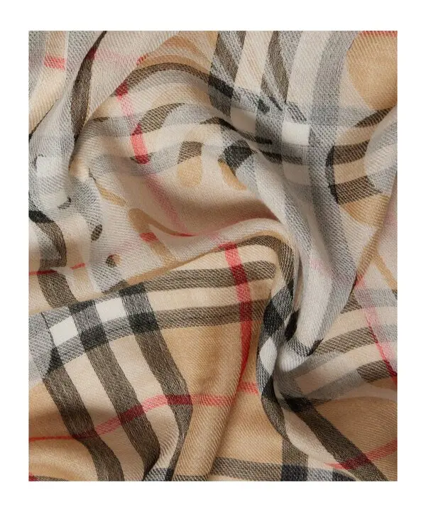 Burberry Ekd Check Scarf