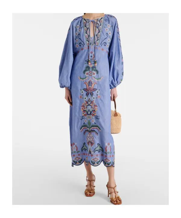 Farm Rio Front Tie-up Dress