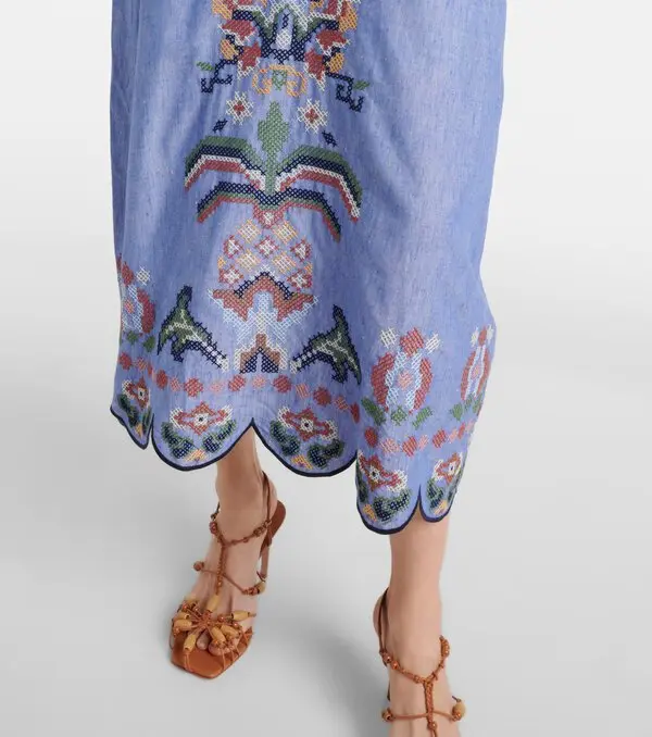 Farm Rio Front Tie-up Dress