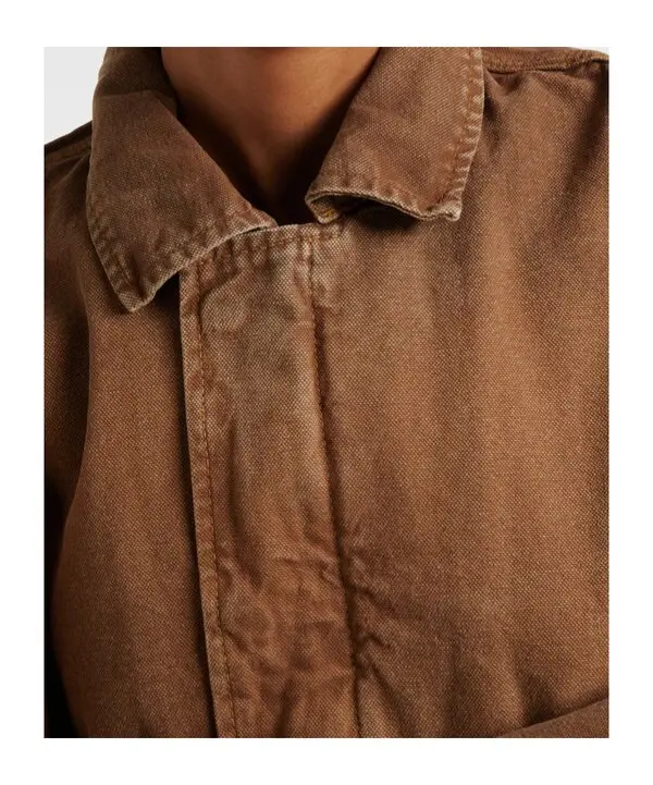 SLVRLAKE Harlem Cotton Canvas Bomber Jacket