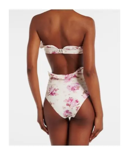 Magda Butrym Floral-appliqué Bikini Top