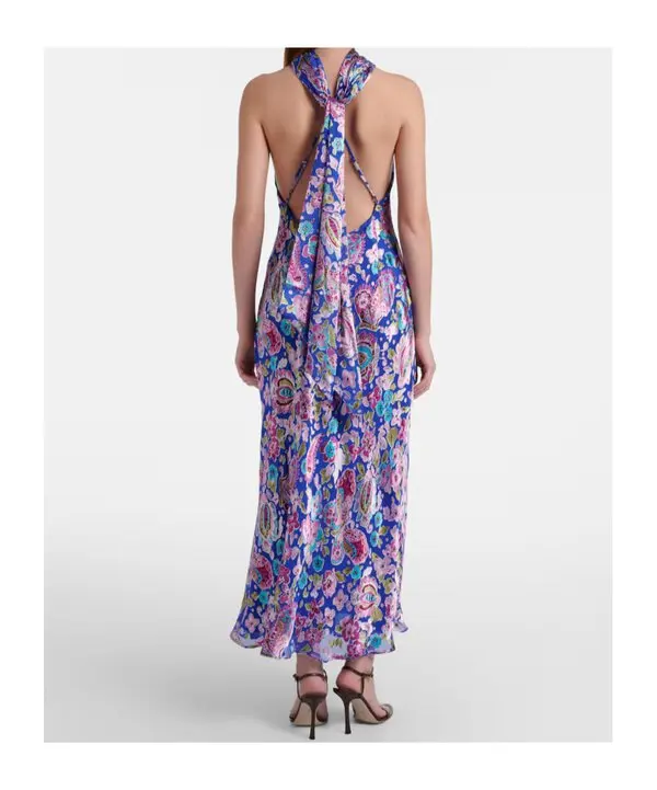 Rixo Hayley Floral Maxi Dress