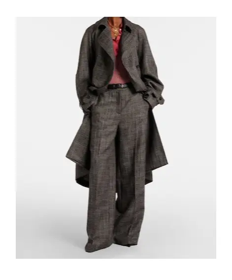 JOSEPH Hawley Virgin Wool Wide-leg Pants