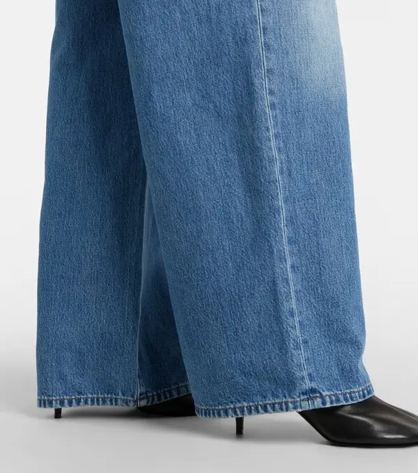 7 For All Mankind Double Layer Slouchy Wide-leg Jeans