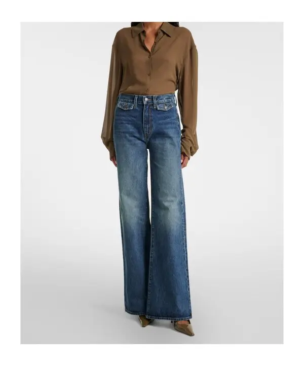 NILI LOTAN Edira" Wide-leg Jeans