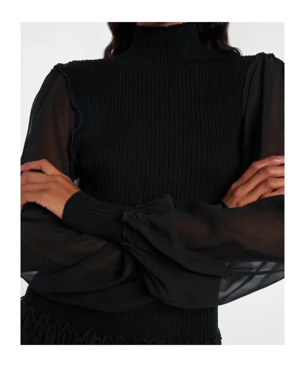 FRAME Ribbed Knit Dress