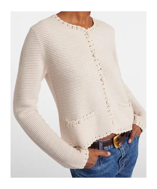 FRAME Crochet-trimmed Wool-blend Jacket