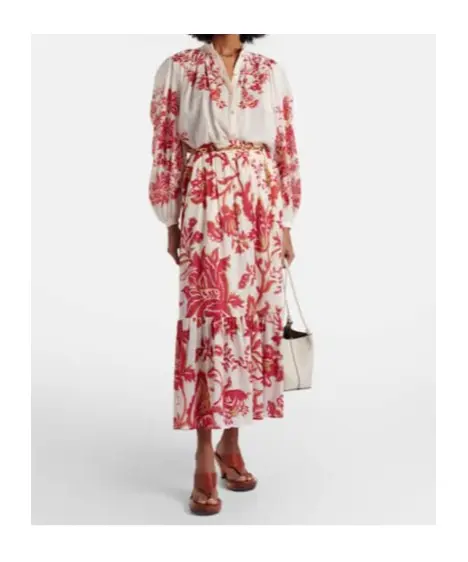 Etro Floral Cotton Voile Blouse