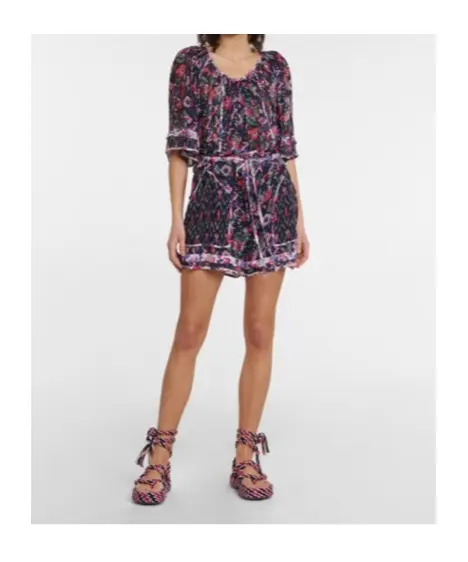 Isabel Marant Étoile Riolmy Printed Georgette Shorts