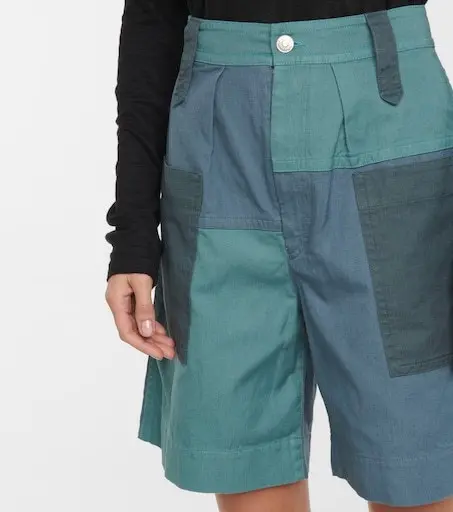 Isabel Marant Étoile Kalerna Cotton And Linen Shorts
