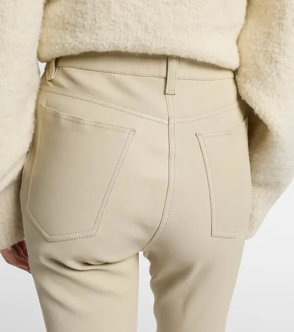 JOSEPH Leather Bootcut Pants