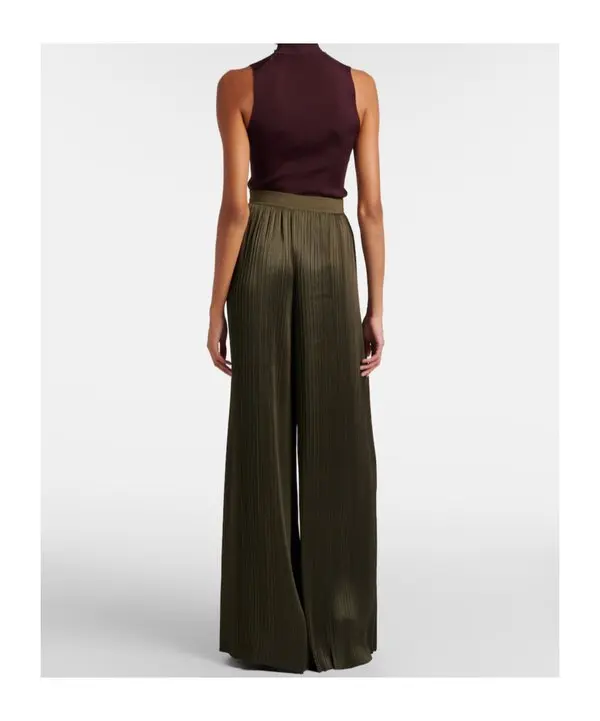 JOSEPH Pleated Wide-leg Pants