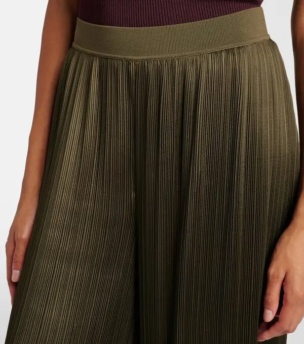 JOSEPH Pleated Wide-leg Pants