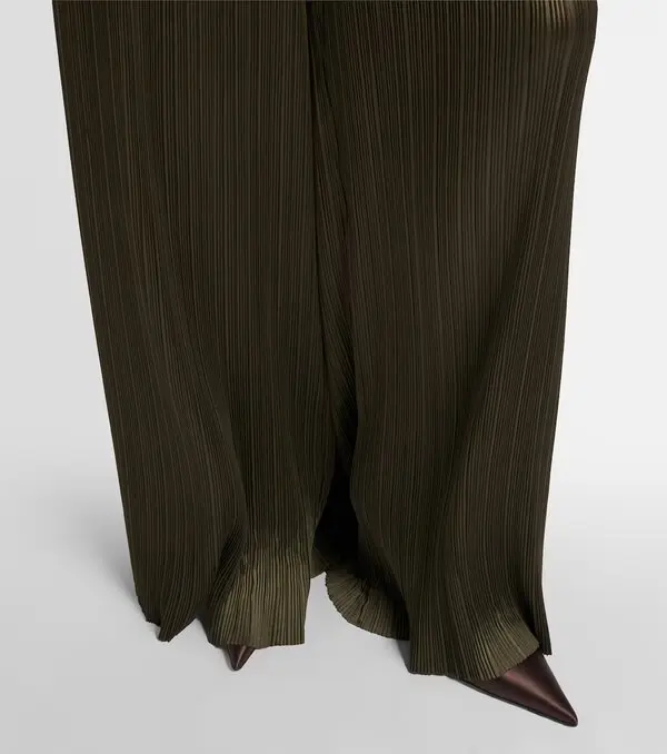 JOSEPH Pleated Wide-leg Pants