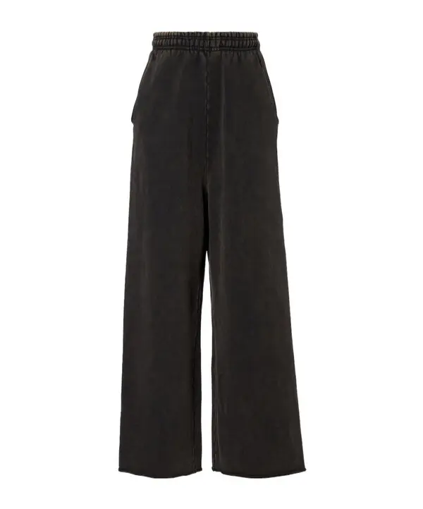 ENTIRE STUDIOS Full Cotton Fleece Sweatpants - Black