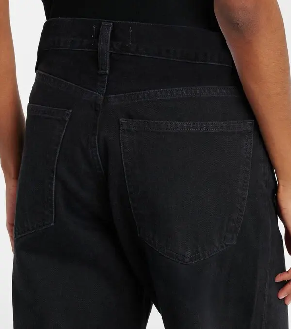 AGOLDE Arc Criss Cross Barrel-leg Jeans