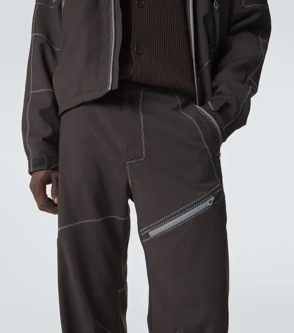 KIKO KOSTADINOV Fosco Virgin Wool Straight Pants