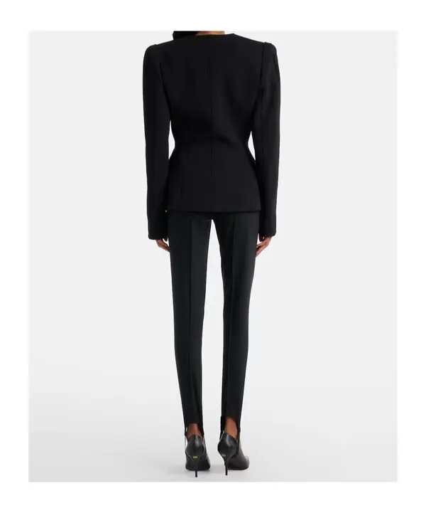 MUGLER Wool-blend Stirrup Leggings