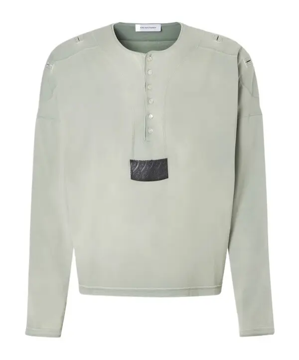 KIKO KOSTADINOV Sargo Cotton Henley Shirt