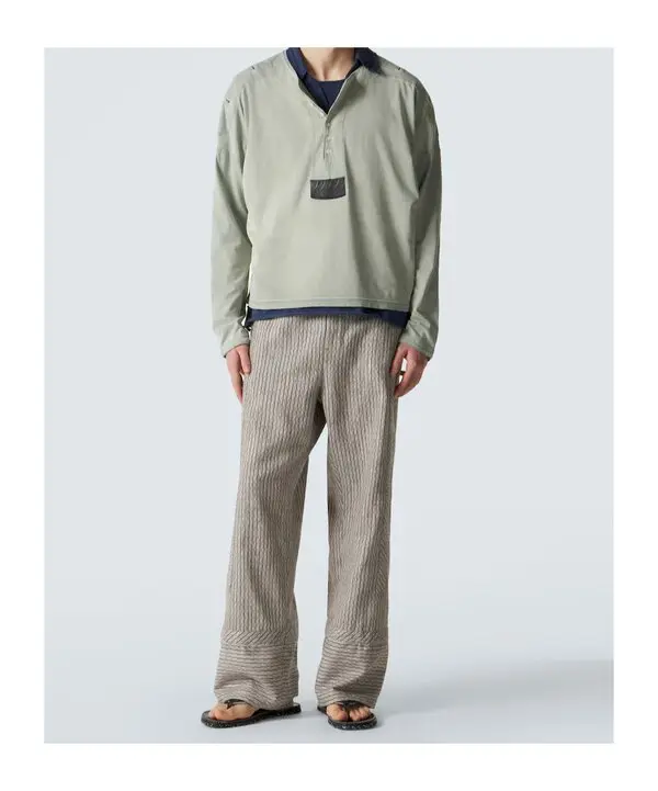 KIKO KOSTADINOV Sargo Cotton Henley Shirt