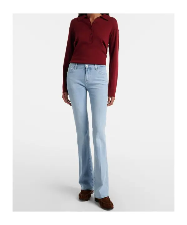 7 For All Mankind Logo Bootcut Jeans