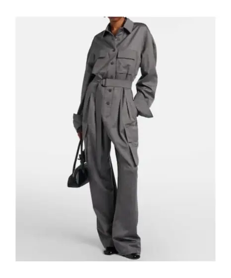 THE FRANKIE SHOP Linda Belted Jumpsuit